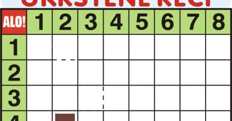 МИРОСЛАВЉЕВА ЕНИГМАТИКА: UKRŠTENE REČI