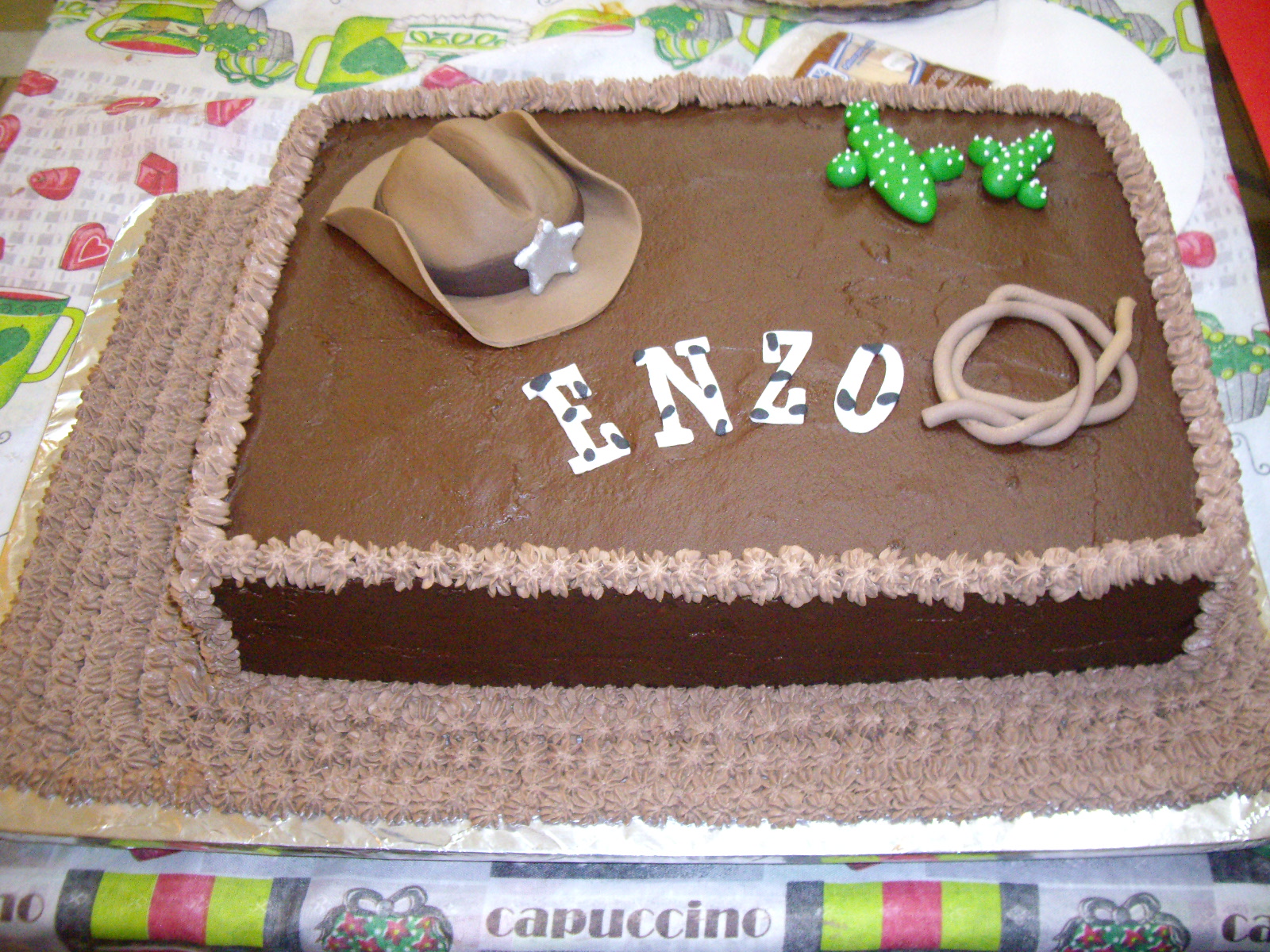 Dona Coli - Adoçando sua vida com arte!: Festa do Enzo - Cowboy