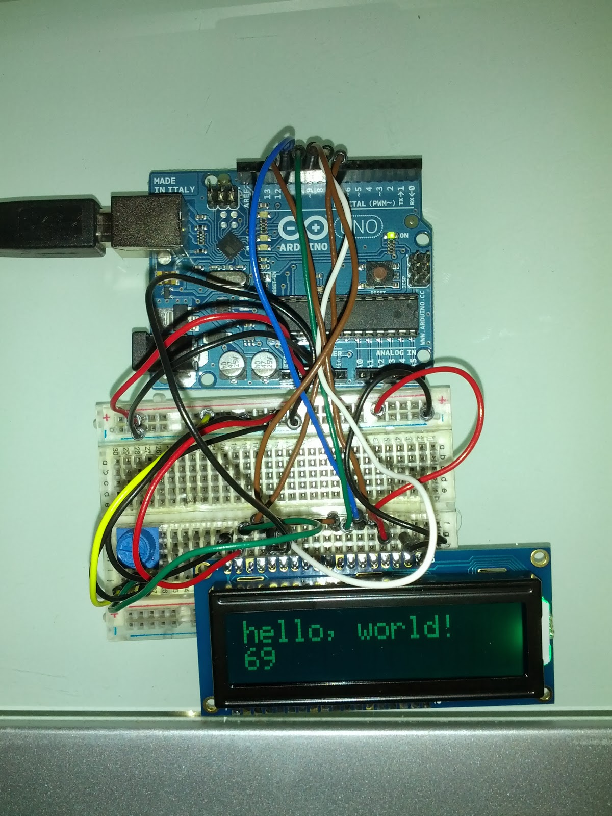 Tipsy Tinker: LCD 16x2 RGB Display