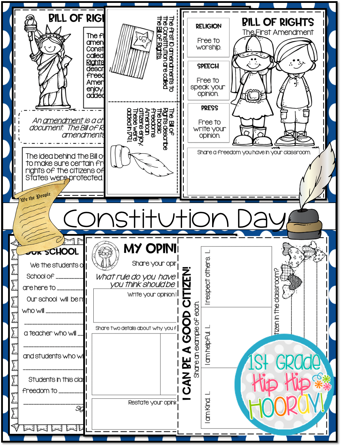 1st Grade Hip Hip Hooray!: Constitution Day ... September 17th ...