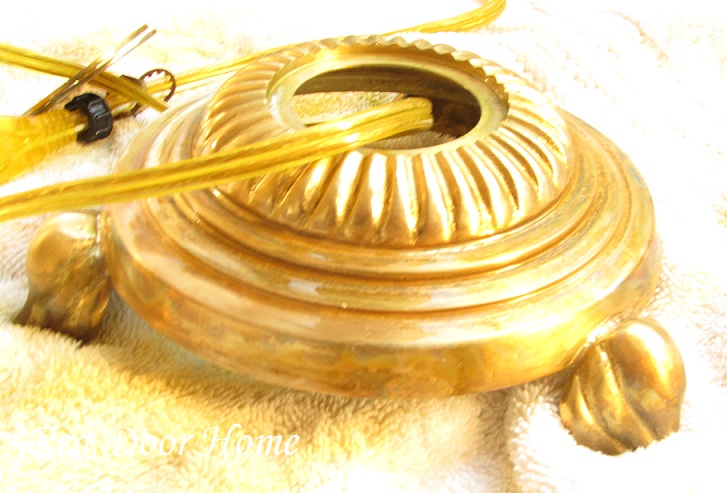 Red Door Home: How to Age Brass