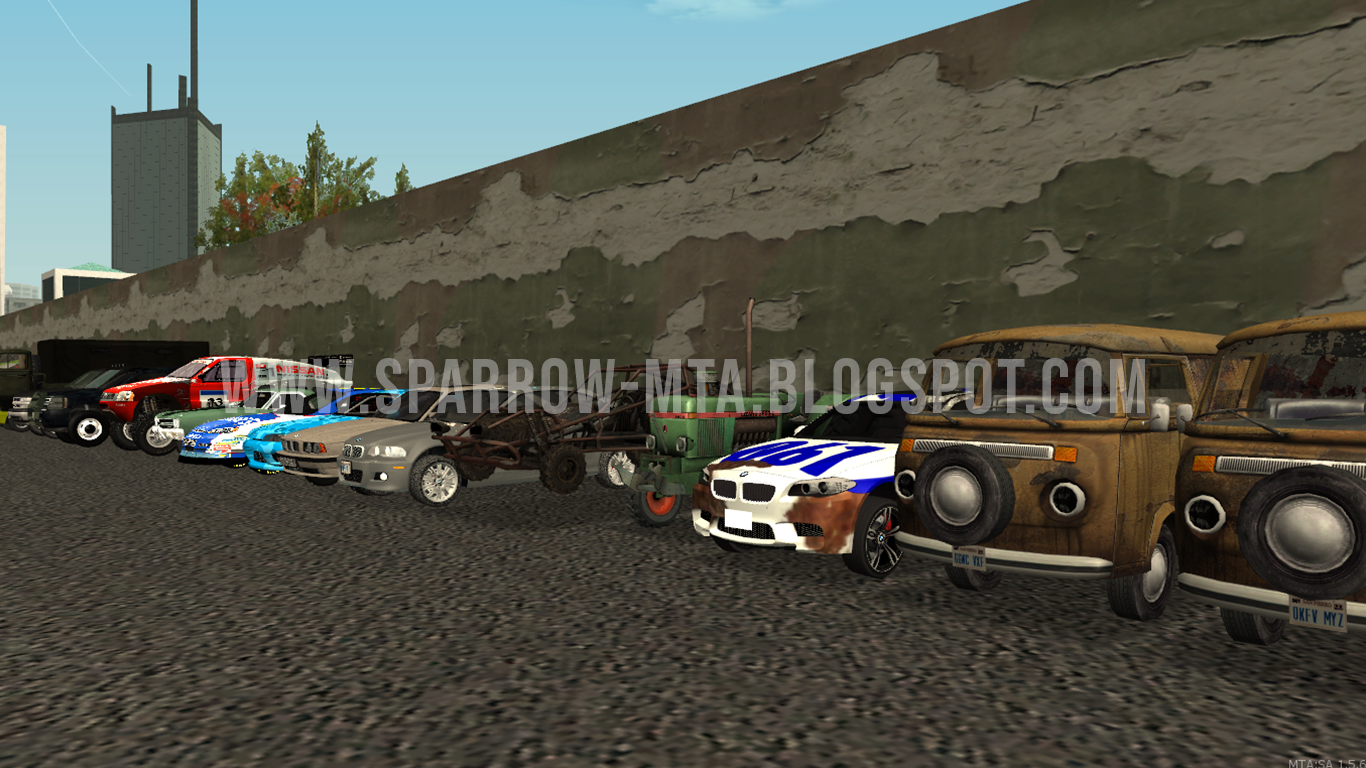 MTA SA DayZ 41 Adet Araba Paket Scripti