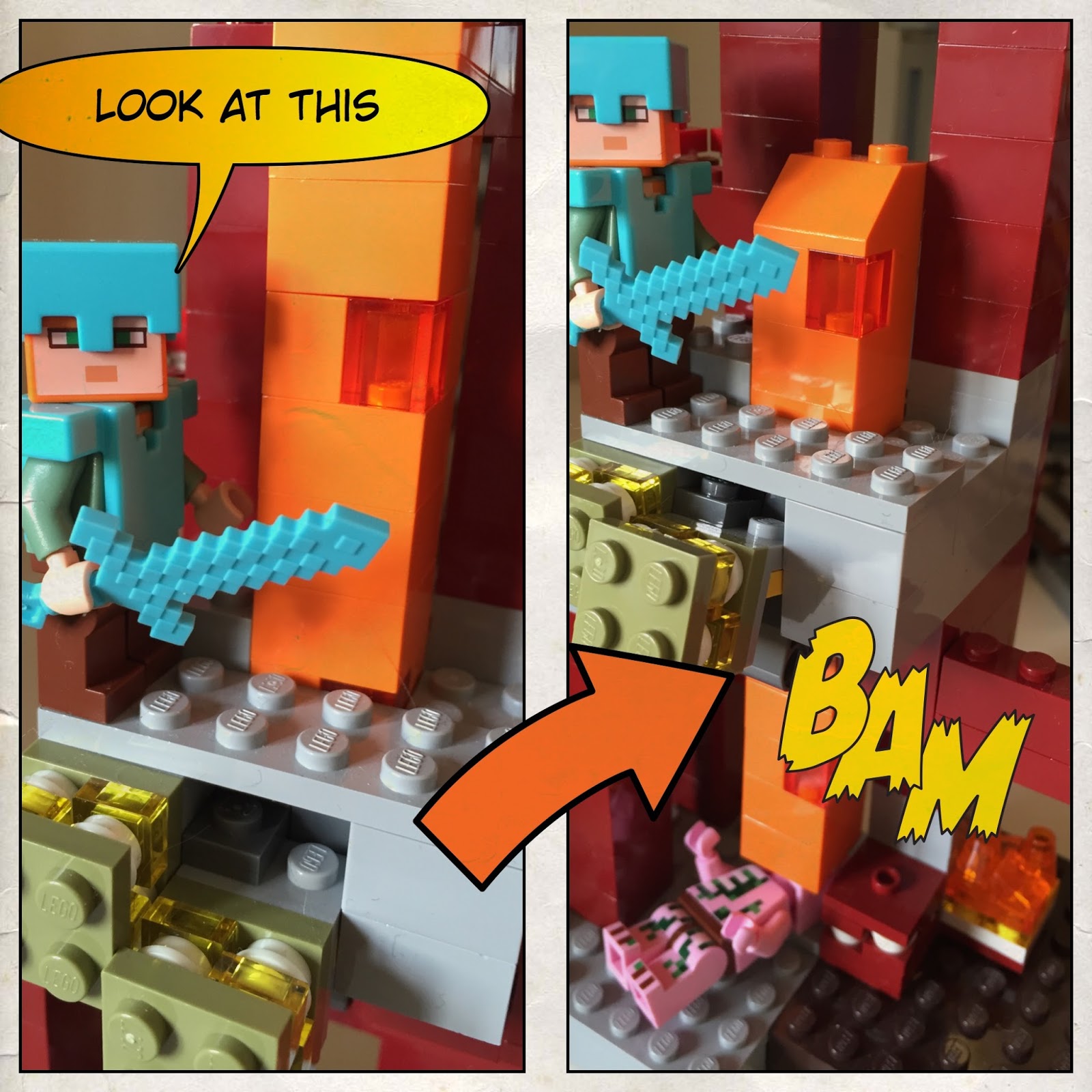 Gifts from the Pirates: LEGO Minecraft - The nether Fortress