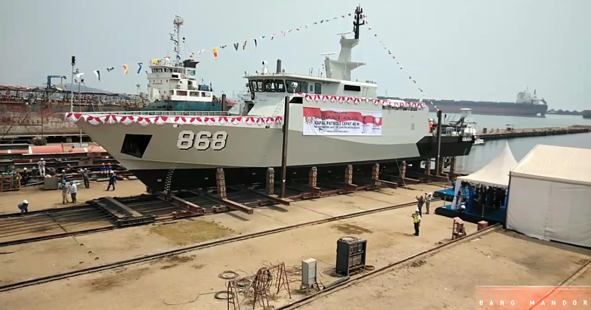 DEFENSE STUDIES: TNI AL Luncurkan Lagi Kapal PC-40M, KRI Bubara 868