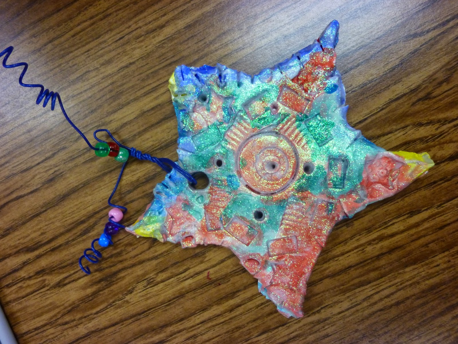 Mrs. Werner's Art Room: Kinder Clay Texture Stars
