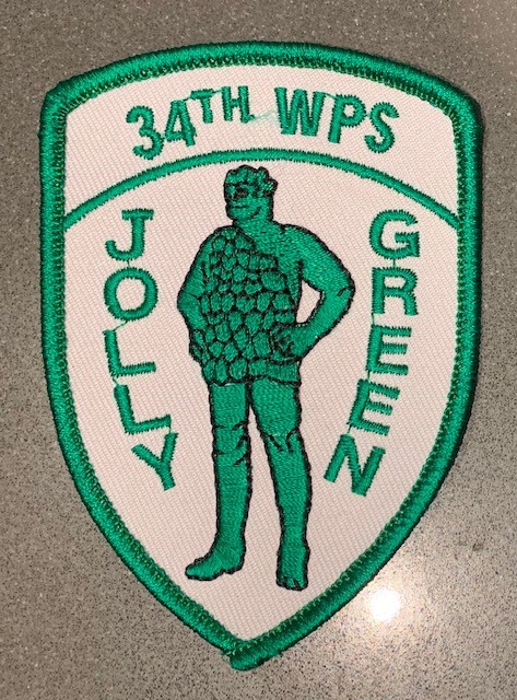 THE USAF RESCUE COLLECTION: USAF 34th WPS / Jolly Green Patch