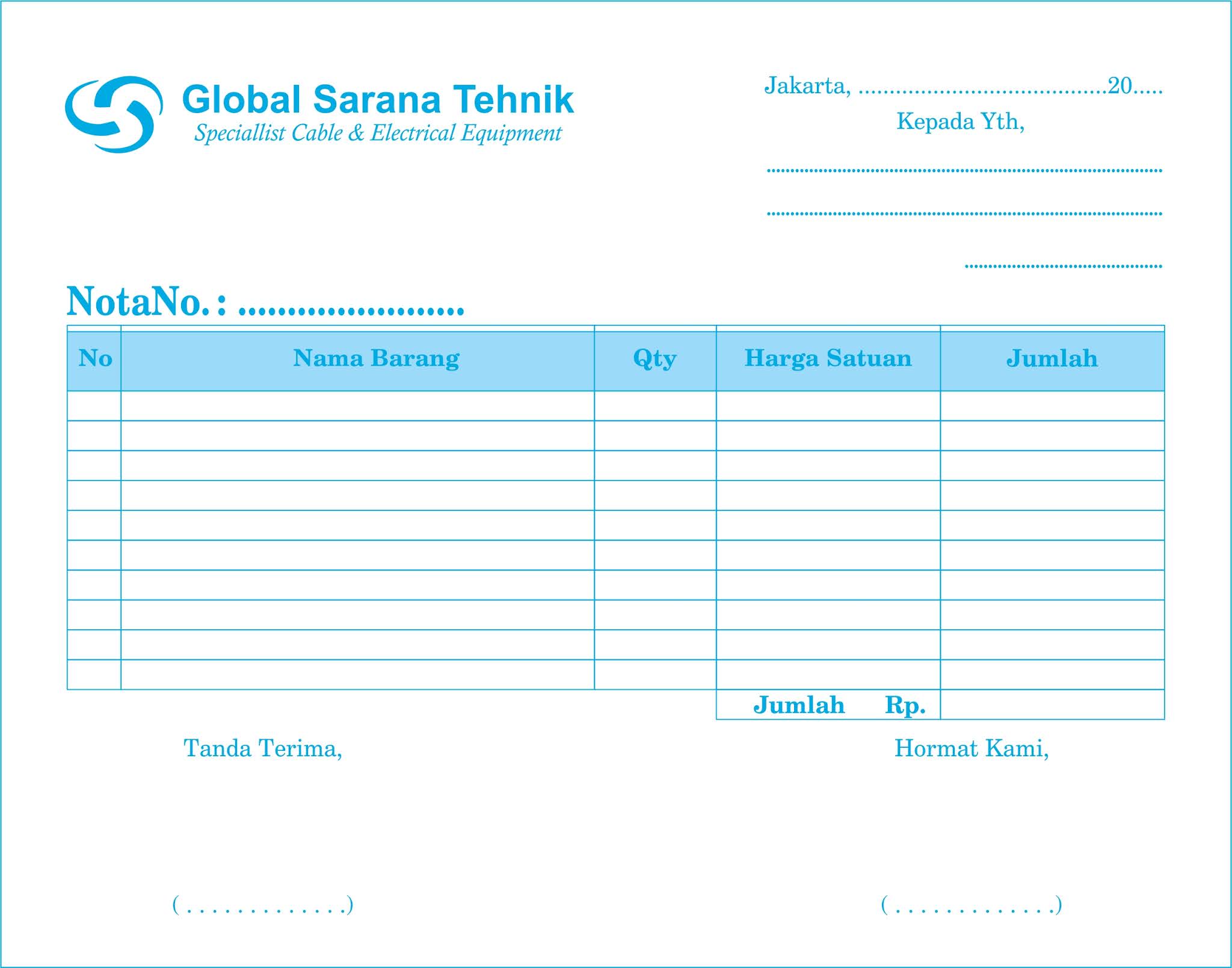 Print on Gumi: Nota,Invoice, Faktur, Surat Jalan &Stempel