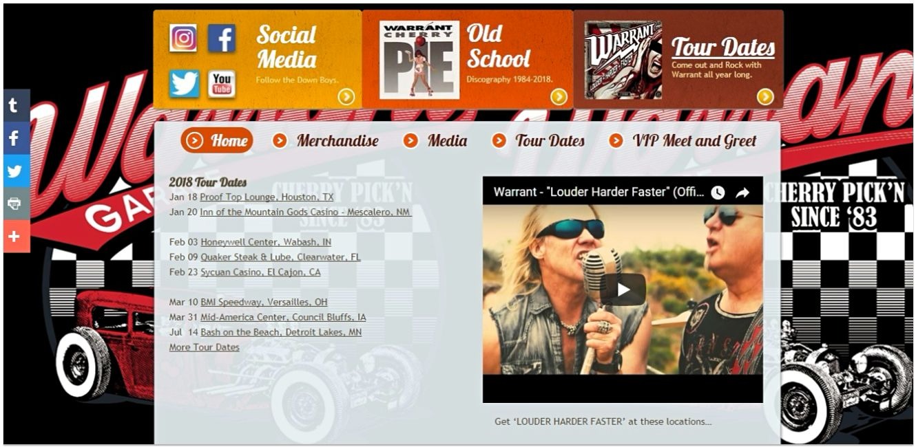 Latest News From Beier Drums: WARRANT LIVE IN MILWAUKEE...STEVEN SWEET....