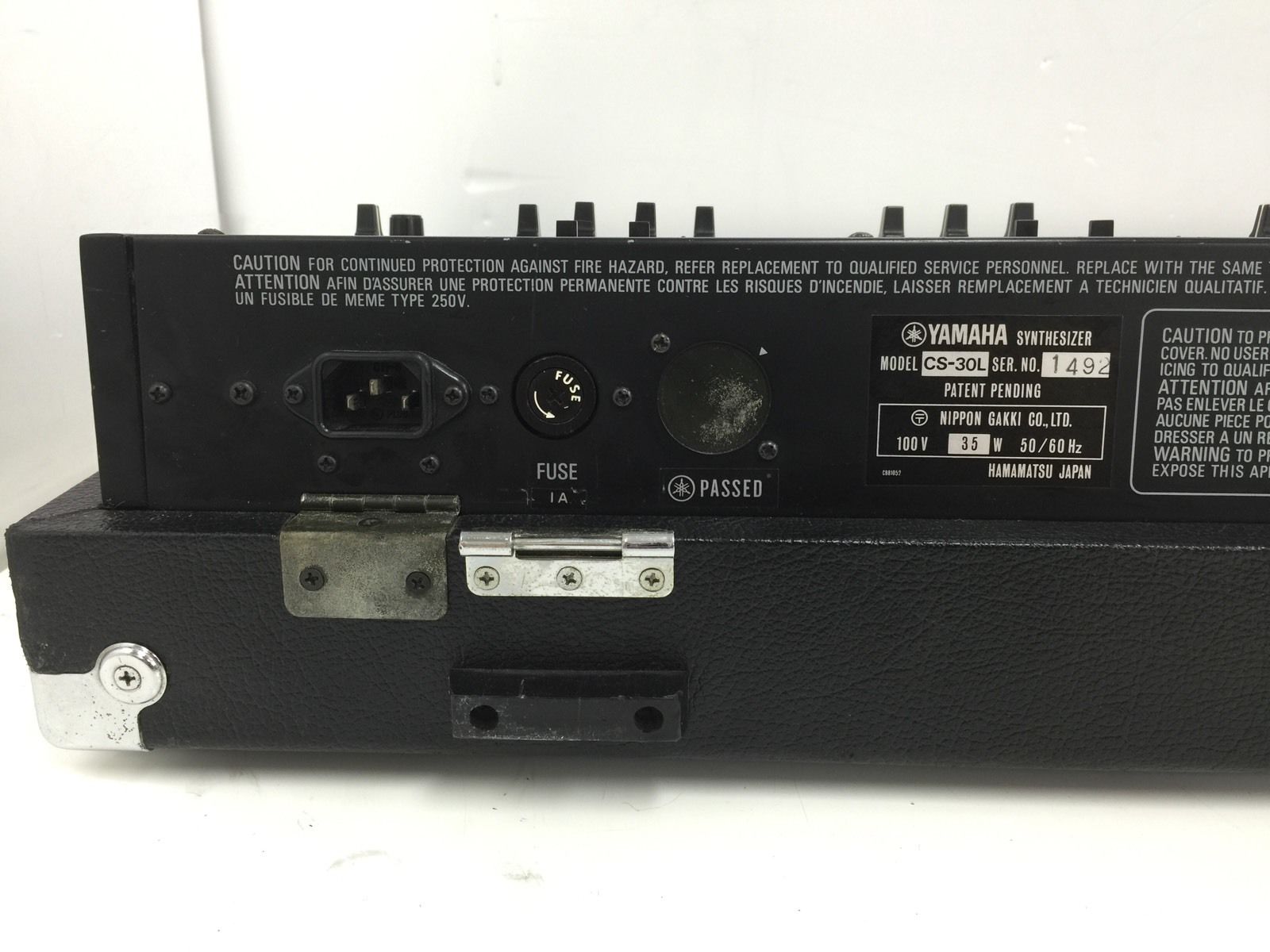 MATRIXSYNTH: Yamaha CS-30L Analog Synthesizer With Case & Legs SN 1492