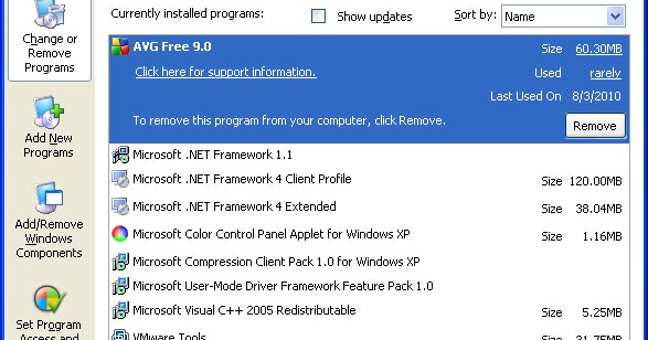 How to change or remove a program in Windows XP? ~ Free Tutorials Expert