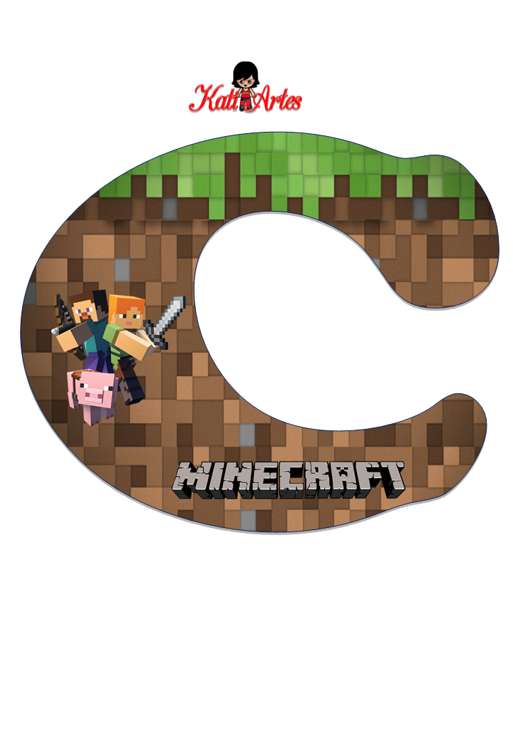 Abecedario de Minecraft. Minecraft Alphabet. - Oh my Alfabetos!
