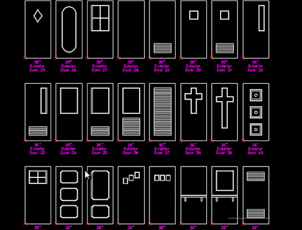 Retini autocad dwg gratis - actionasl