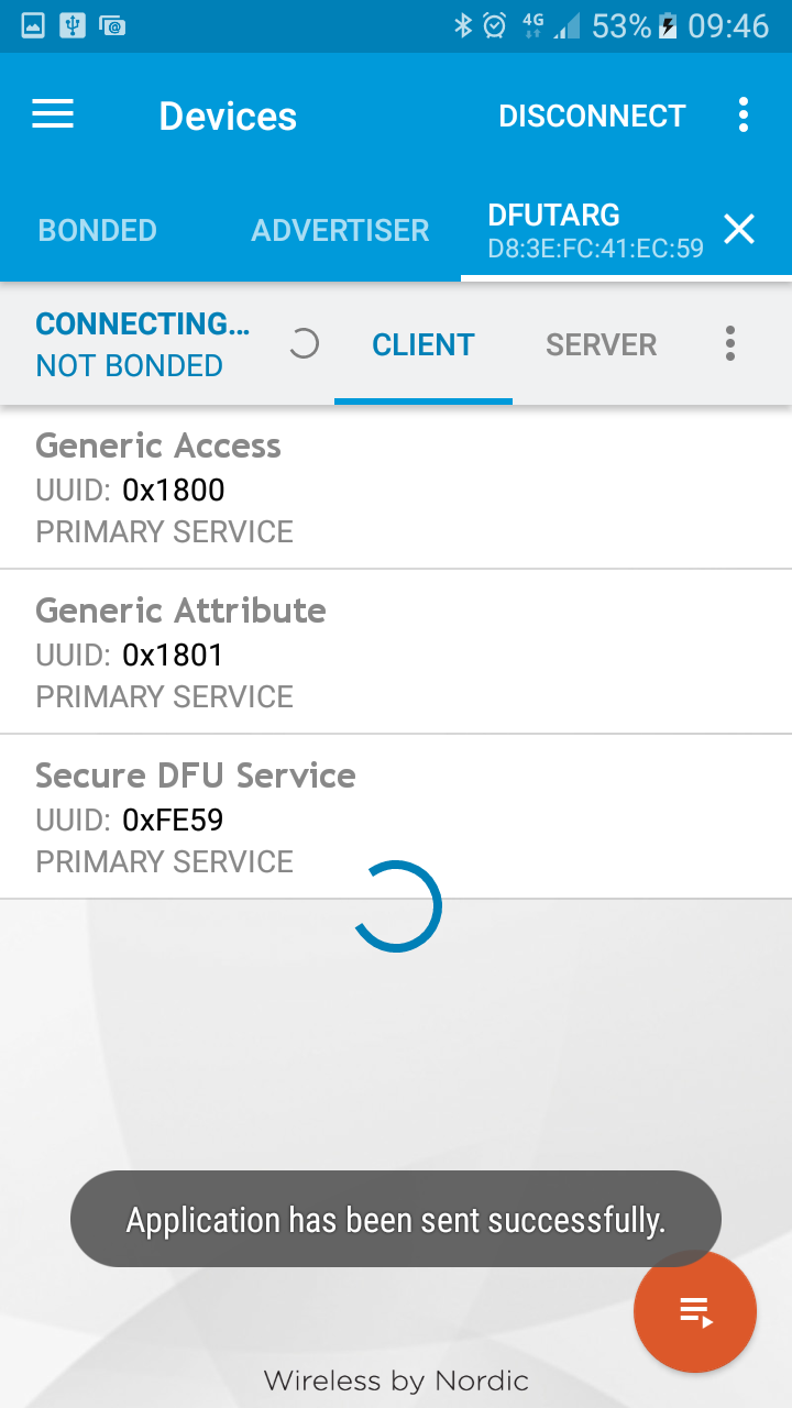 pcbreflux: nRF51822: secure DFU OTA via BLE