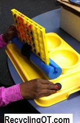 The Recycling Occupational Therapist: Connect Four Activity