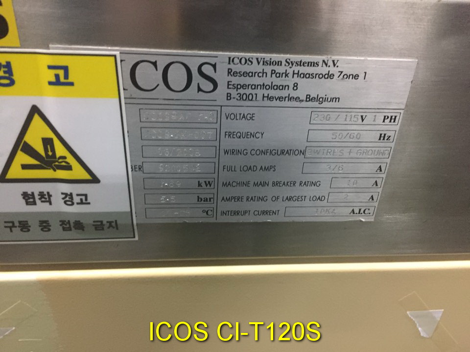 Semiconductor Equipment: ICOS CI-T120 Lead Scanner for sales