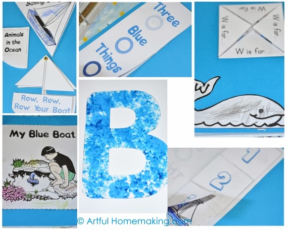 My Blue Boat {Before Five in a Row} - Artful Homemaking
