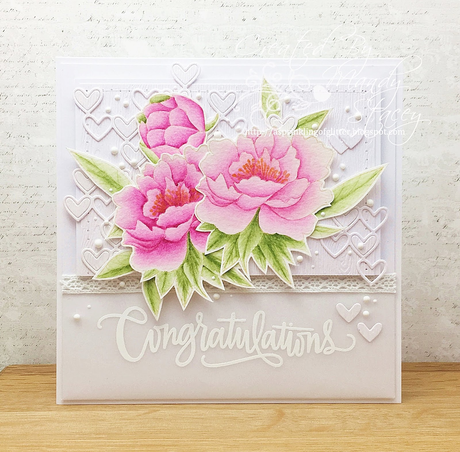A Sprinkling of Glitter: Congratulations - Simon Says Stamp DT