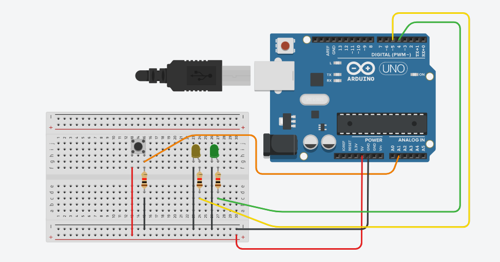 Práctica Arduino PULSADOR+LED