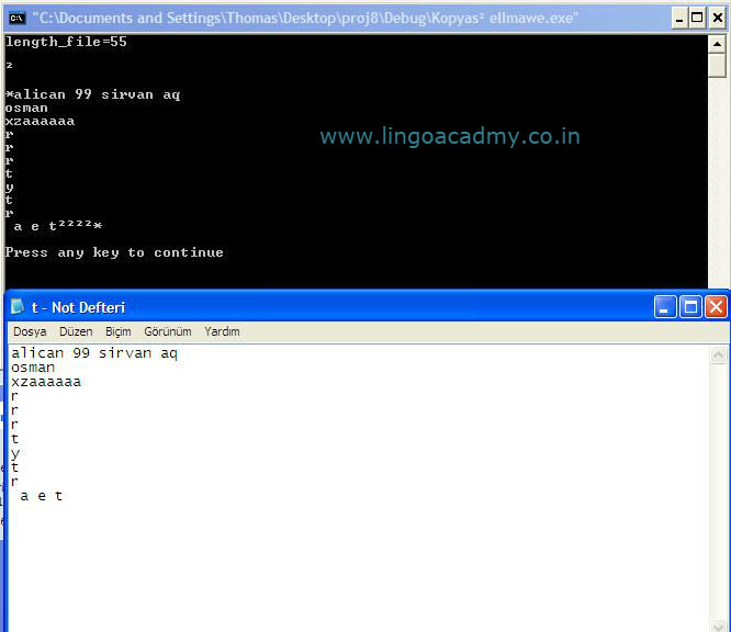 C Program to Read the Content of file using fgets - abc