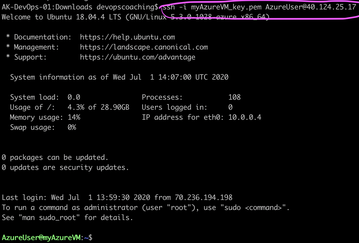 How To Ssh Into An Azure Virtual Machine Using Azure Devops Azure Key