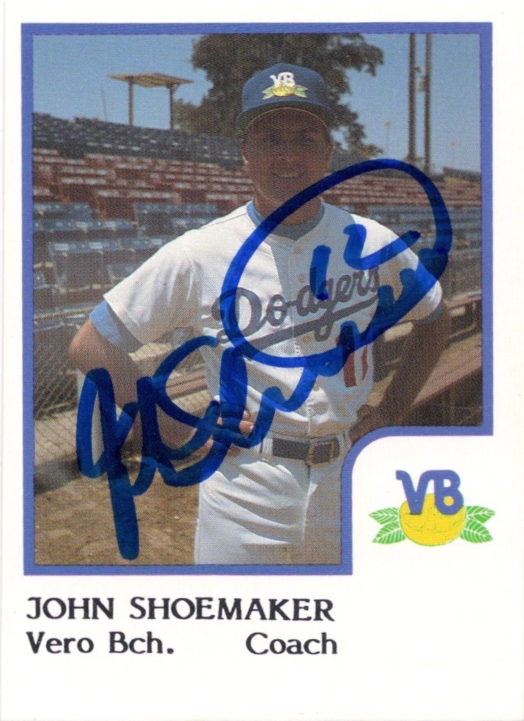 1986 PROCARDS PROJECT: JOHN SHOEMAKER