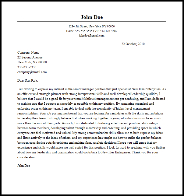 Cover Letter Example Senior Manager Sample Letter cover-letter-example-senior-manager-sample-letter