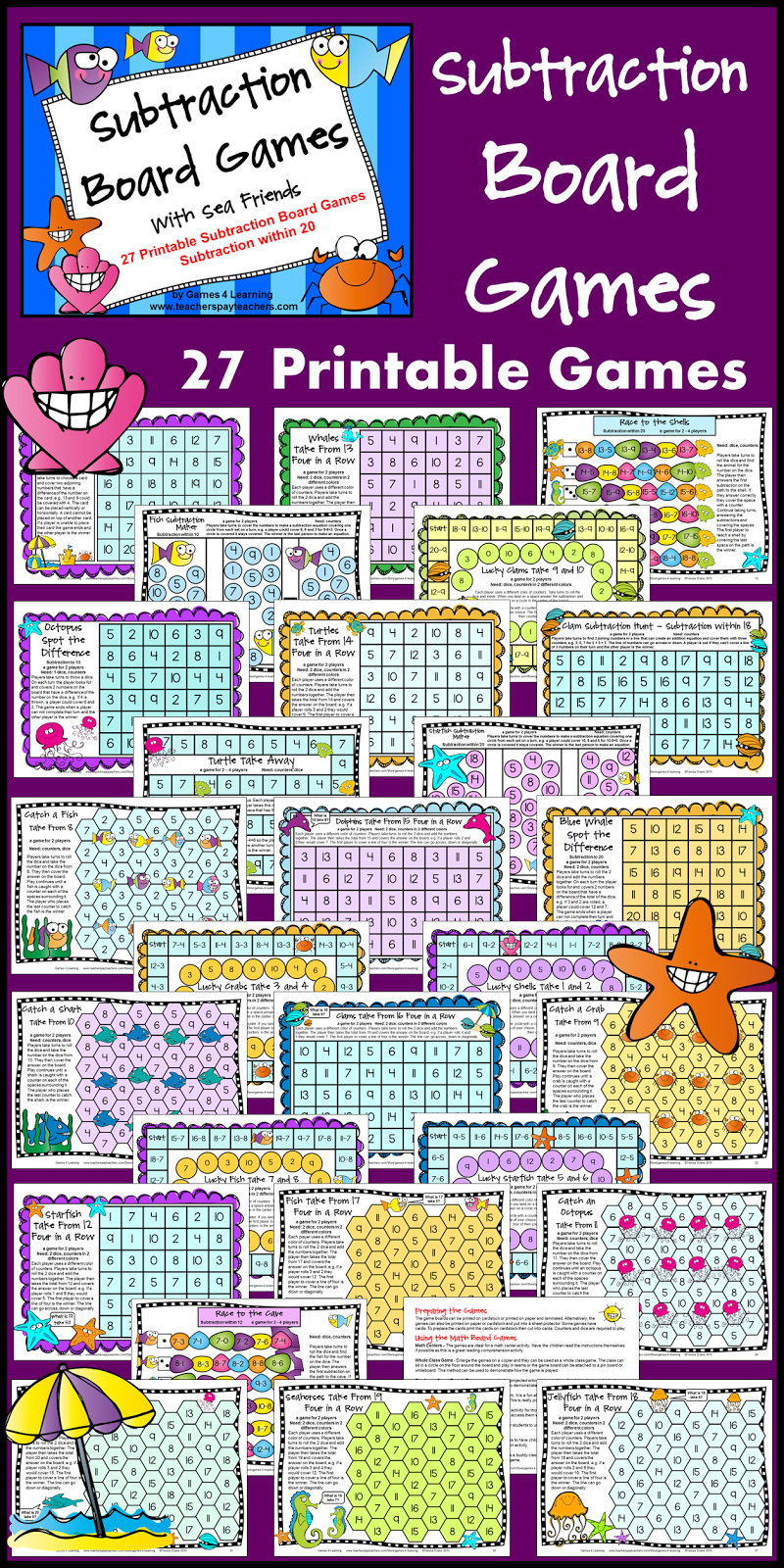 Fun Games 4 Learning: Math Games Makeover!