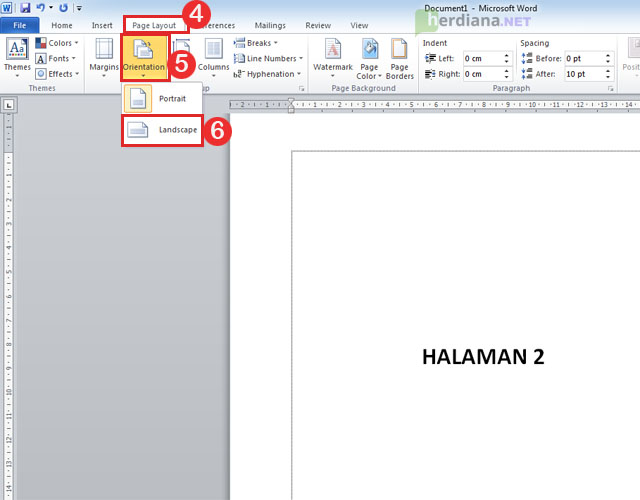 little star: Membuat variasi kertas portrait-landscape