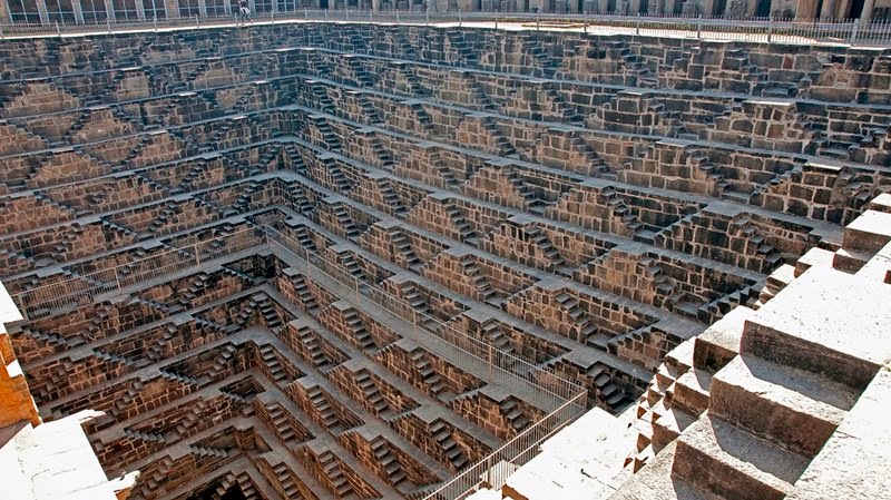 The Magnificent Structure of Ancient Step well, Chand Baori | Rajasthan ...