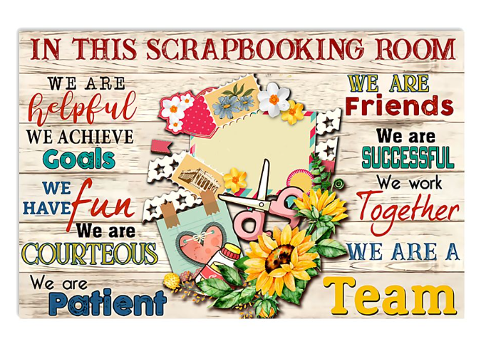 OFFICIAL In this scrapbooking room poster