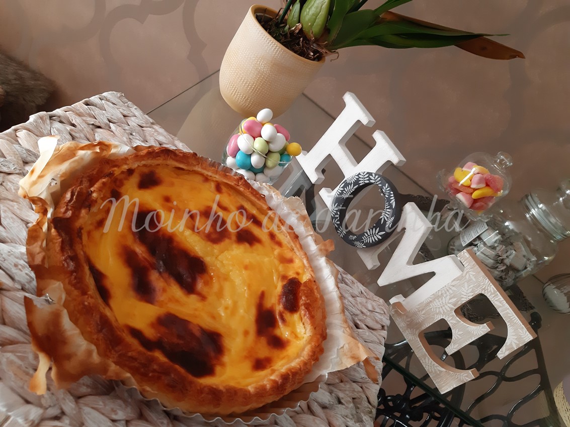 Moinho De Farinha: Tarte de natas à Chef