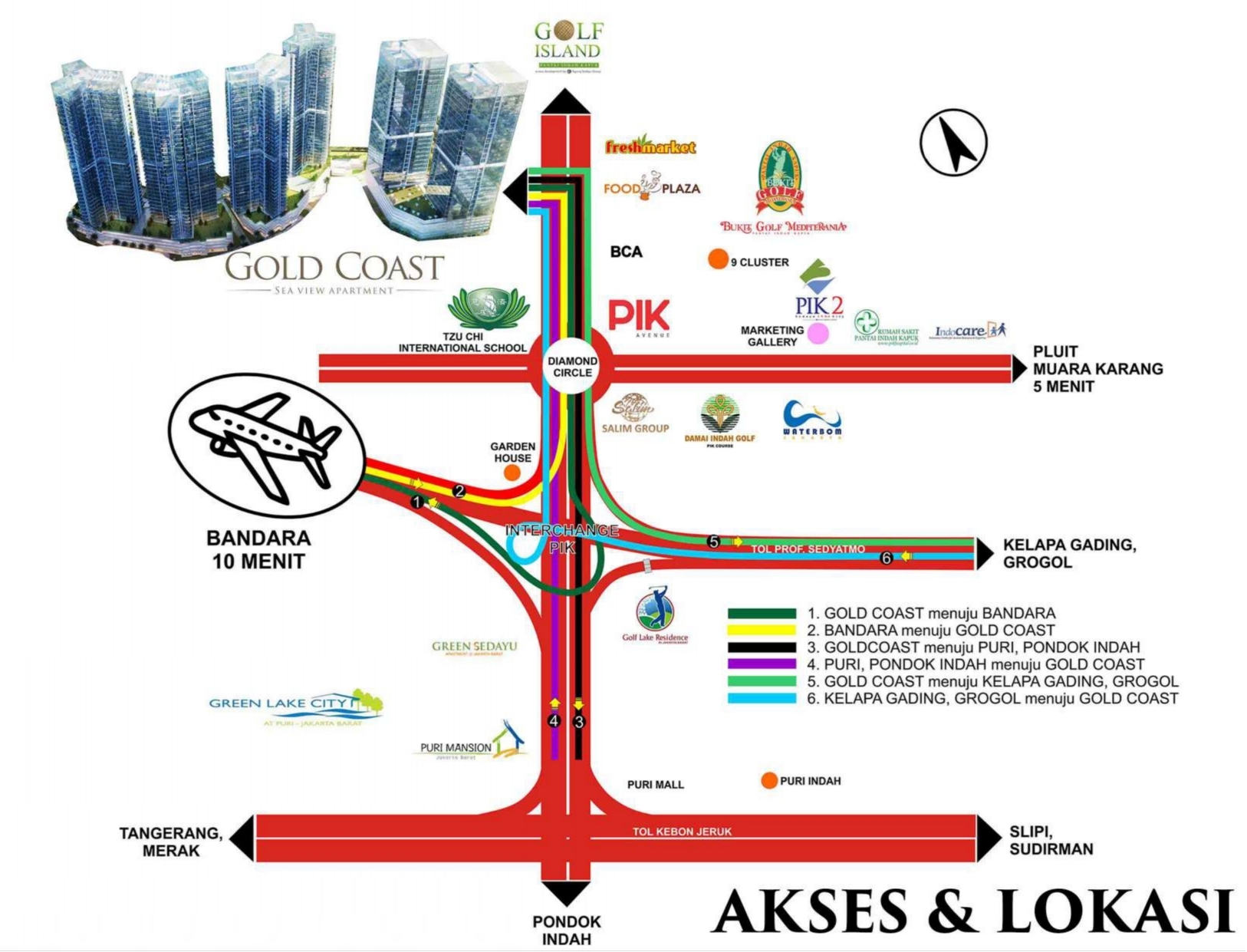 Apartemen Gold Coast PIK Jakarta Harga Mulai 1.6 Milyar - Analis Properti