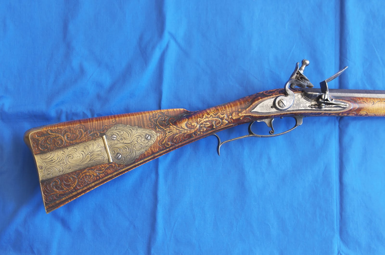 Judson Brennan Alaskan Longrifle Artisan American Colonial Motifs In A Rifle By Jud Brennan judson-brennan-alaskan-longrifle-artisan-american-colonial-motifs-in-a-rifle-by-jud-brennan
