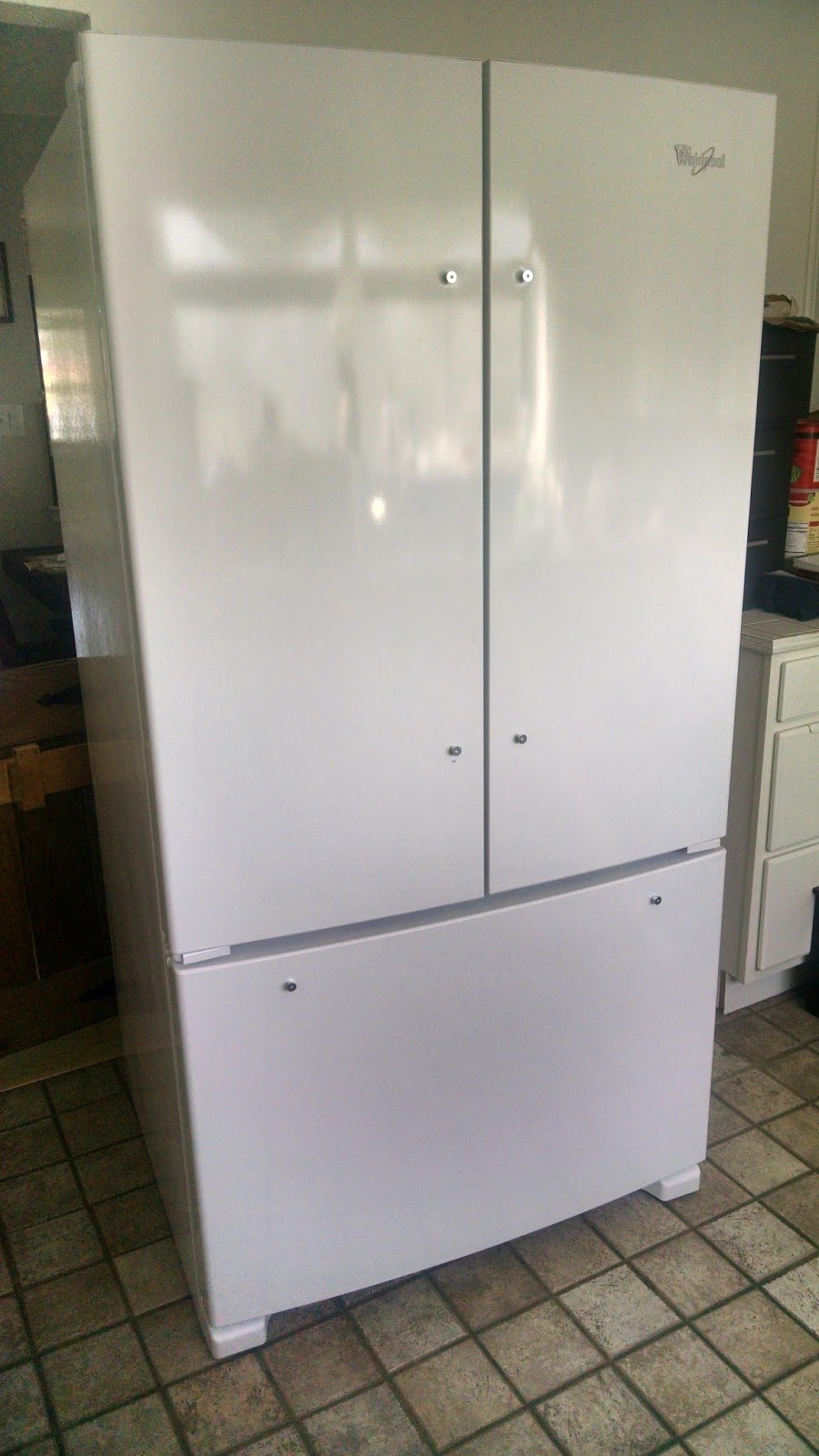 Bell Tree Homestead: Fancy-pants Fridge - Refrigerator Makeover
