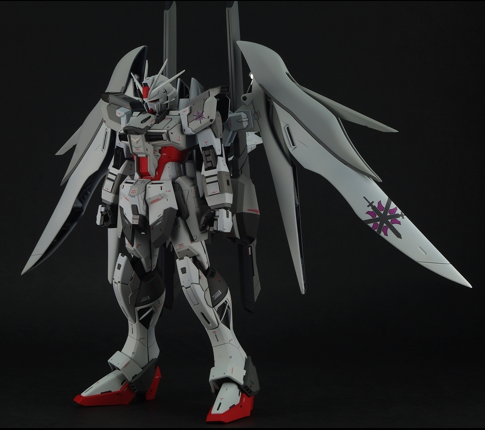 GUNDAM GUY: MG 1/100 Impulse Gundam Blanche - Custom Build
