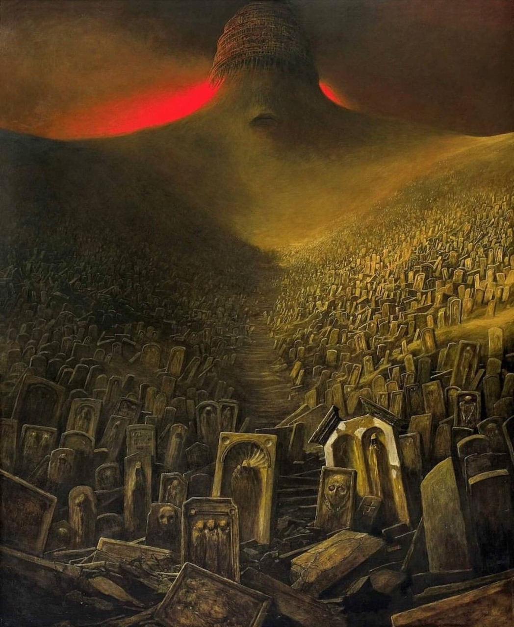 Dibujo: ¿Línea y contraste?: Beksinski