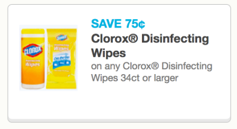 Target Deals: Clorox Disinfecting Wipes 99 Cents Per Container