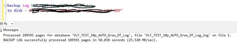 Its All About Database High Vlf Count In Database Log File