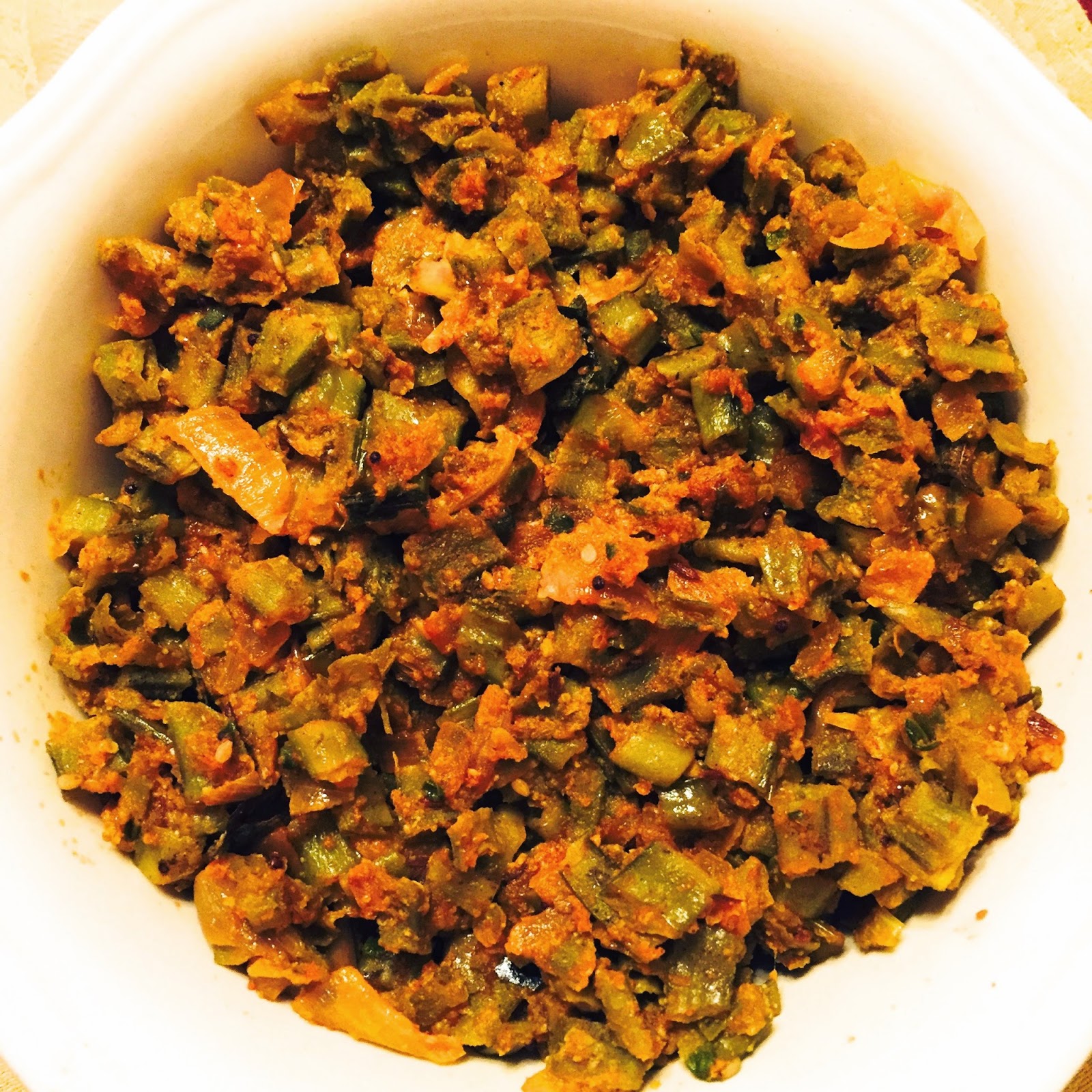 Cluster bean/ Guwar bean with Sesame powder curry (Goru Chikkudu ...