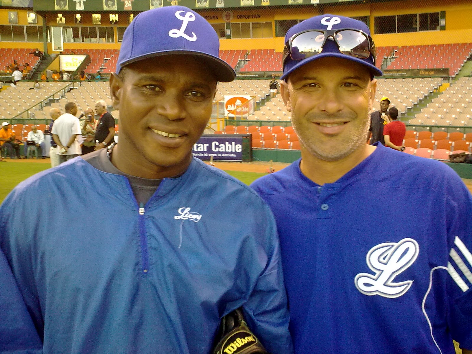 LO QUE PASO HOY: DOS FIGURAS LEGENDARIAS EN LICEY ANDY ABAD Y MANNY ...