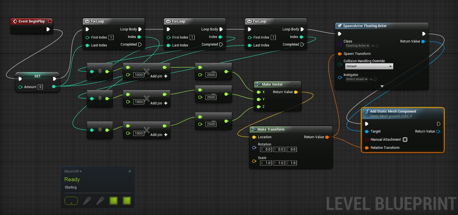VR Game Development: A little blueprint demo