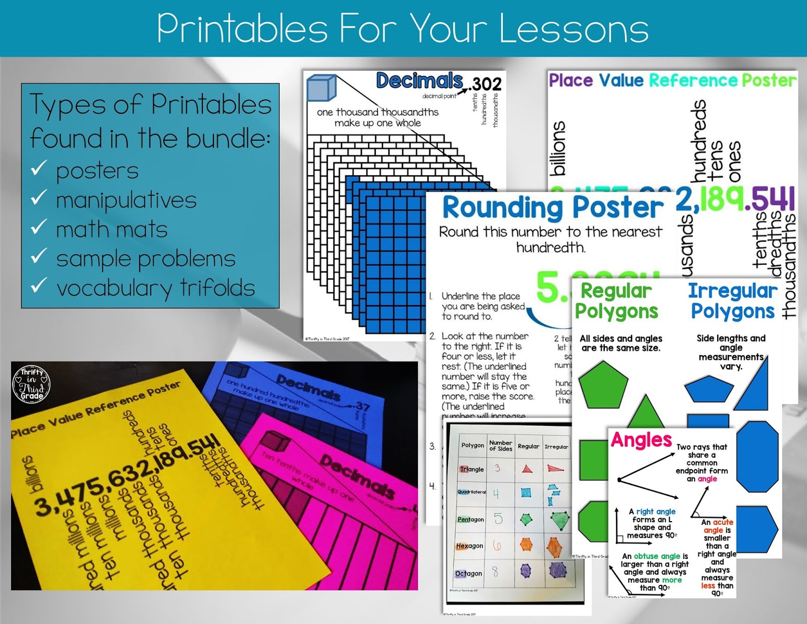 5th Grade Guided Math - Thrifty in Third Grade