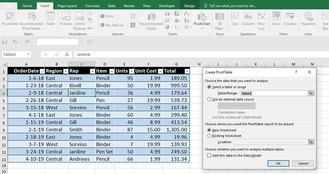 excelintoexcel: pivot table | Chapter 5 | frequency distribution