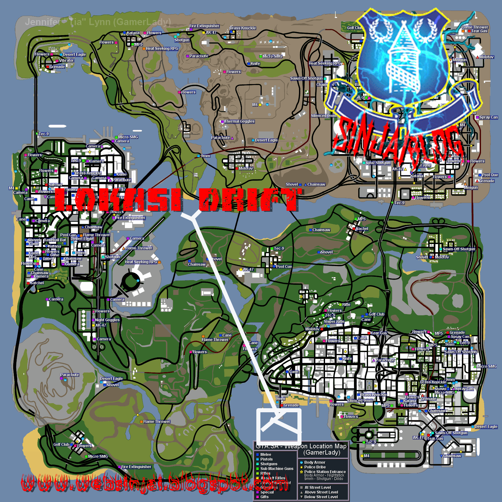 Mod GTA Mod Map Tokyo Drift (Arena Lintasan Drift) v1.0 - Sinjai Blog