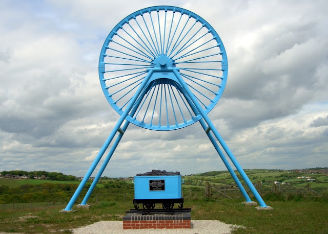 Staffordshire Photo: Mining tribute... in blue