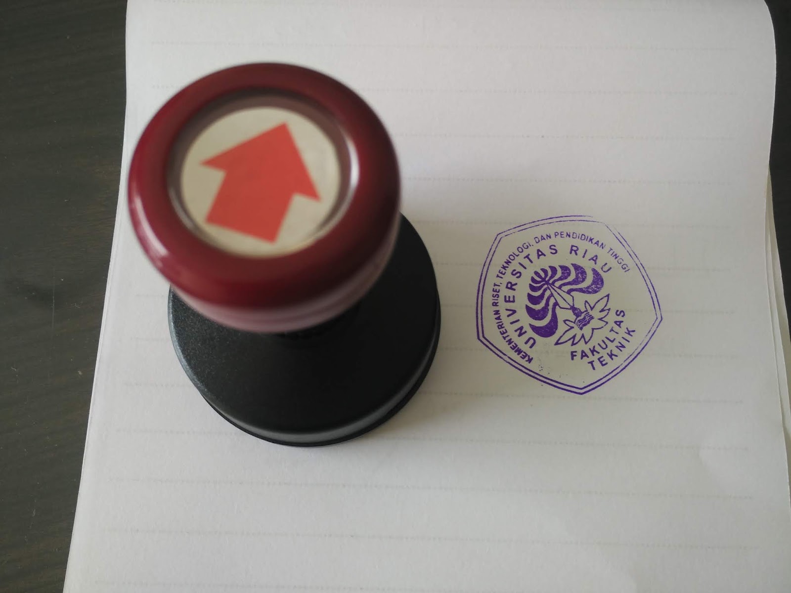 Stempel UNRI Fakultas Teknik ~ Print Corner