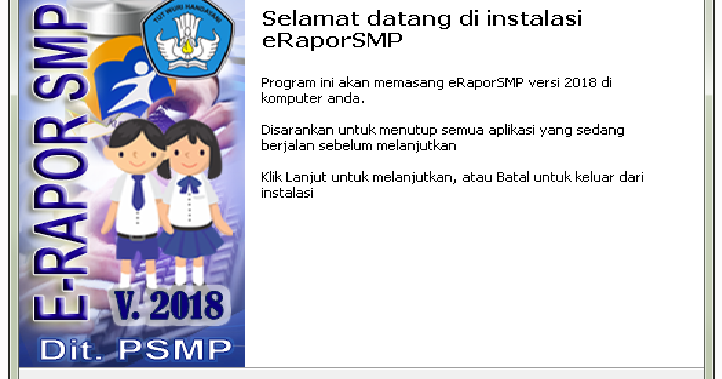 E-RAPORT SMP TP 2017/2018 ~ Info Para Guru & Siswa