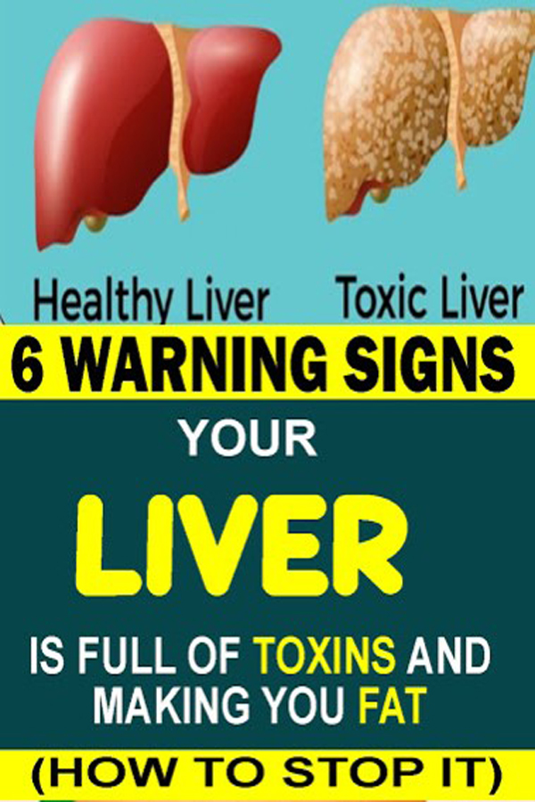 6 Clear Warning Signs Your Liver Is Full Of Toxins And Making You Fat ...