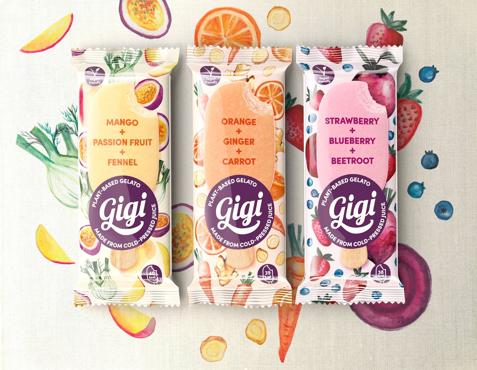 Gigi – Plant-based gelato – Packaging Of The World