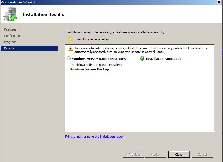 Tech Blog: Windows Server Backup Step-by-Step Guide for Windows Server ...